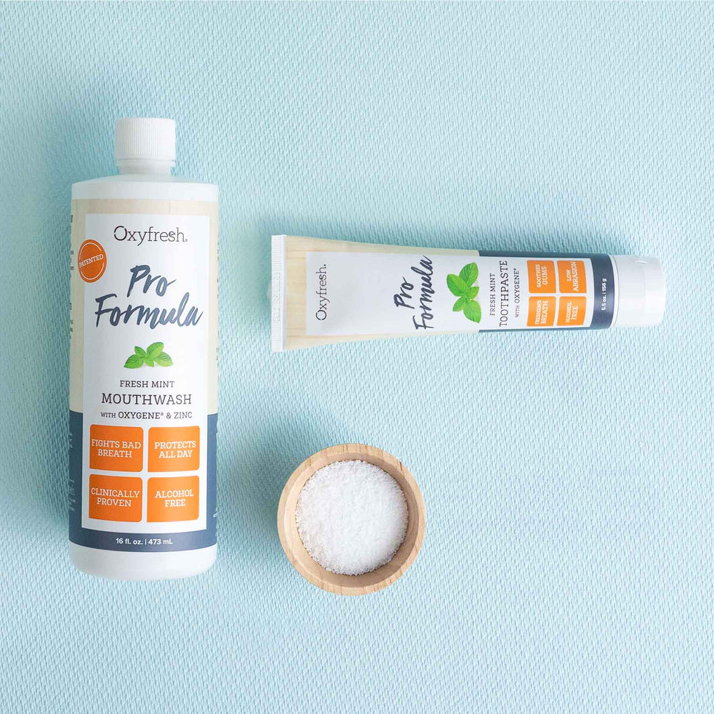 Oxyfresh Pro Formula Zinc Dental Kit | Alcohol and Fluoride Free Kit