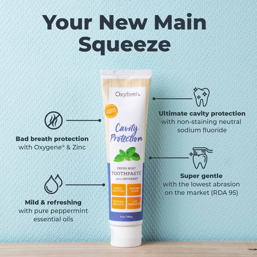 Prevent Cavities and Bad Breath with Fluoride Infused Toothpaste