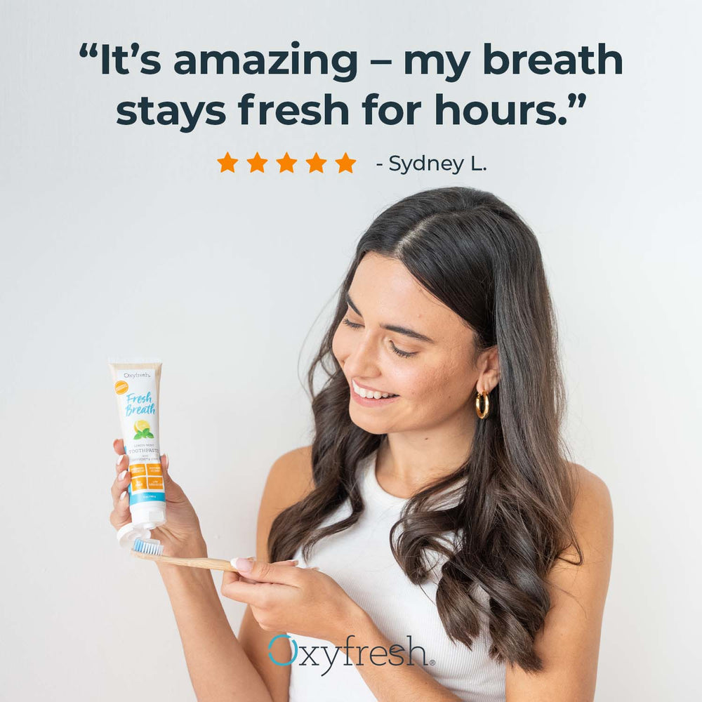 #1 Fresh Breath Toothpaste without SLS