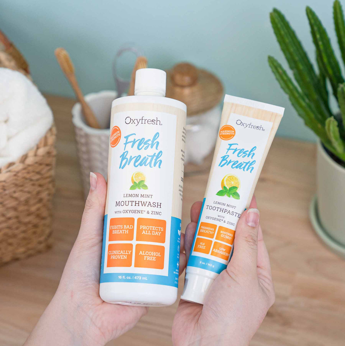 Get Rid Of Bad Breath With The Ultimate Fresh Breath System from Oxyfresh